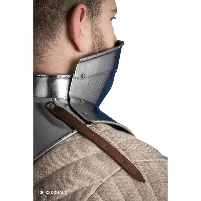 Late 15th Century Articulated Gorget with Bevor - Polished