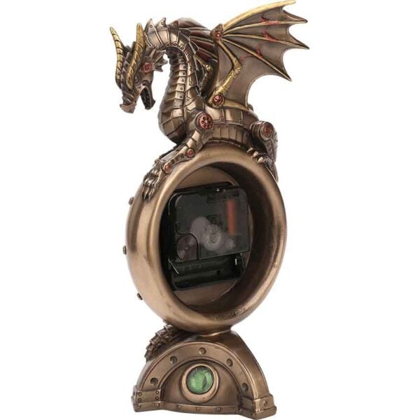 Steampunk Dragon Mantel Clock