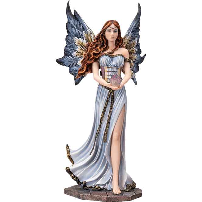 Blue Flame Fairy Statue