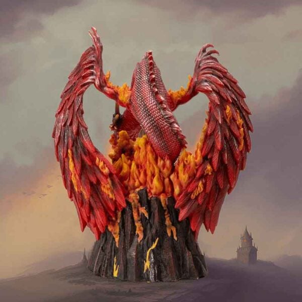 Asher Fire Dragon Statue