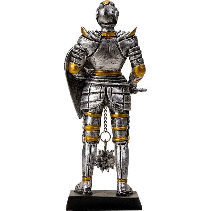 Late Medieval Knight with Flail Statue