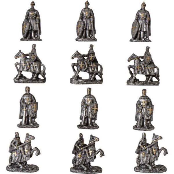 Mini Knight Statue Set of 12