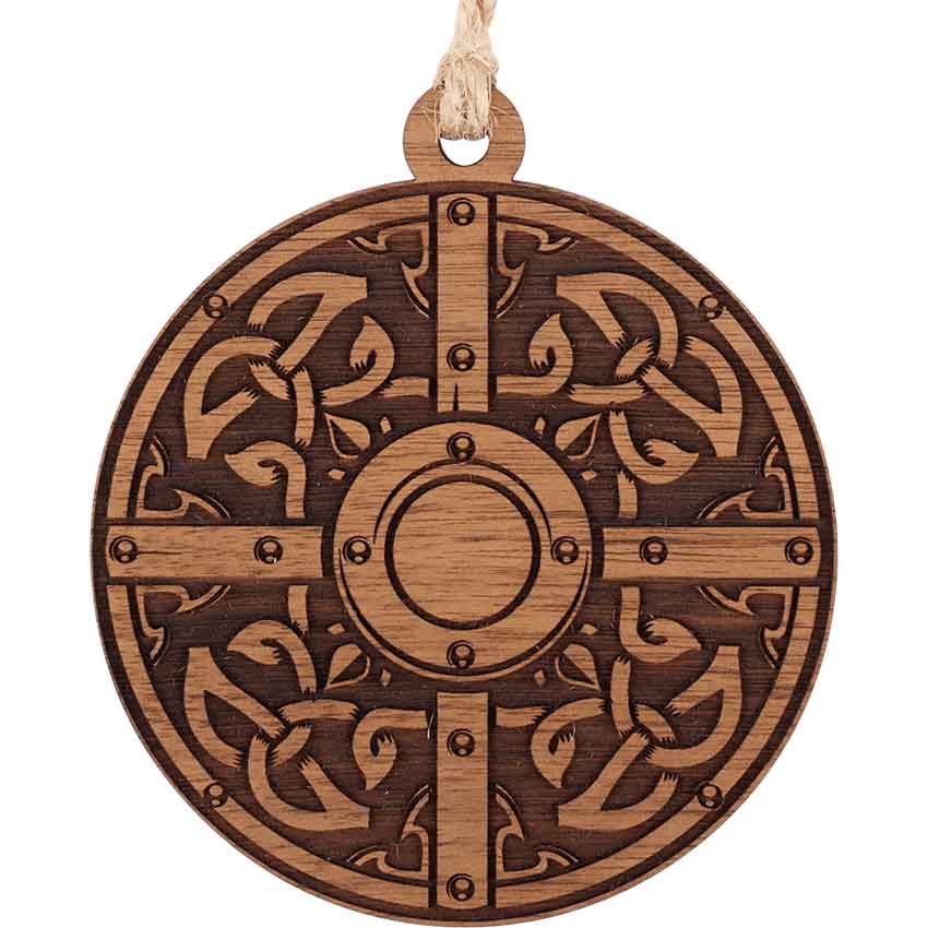 Celtic Knot Shield Christmas Ornament