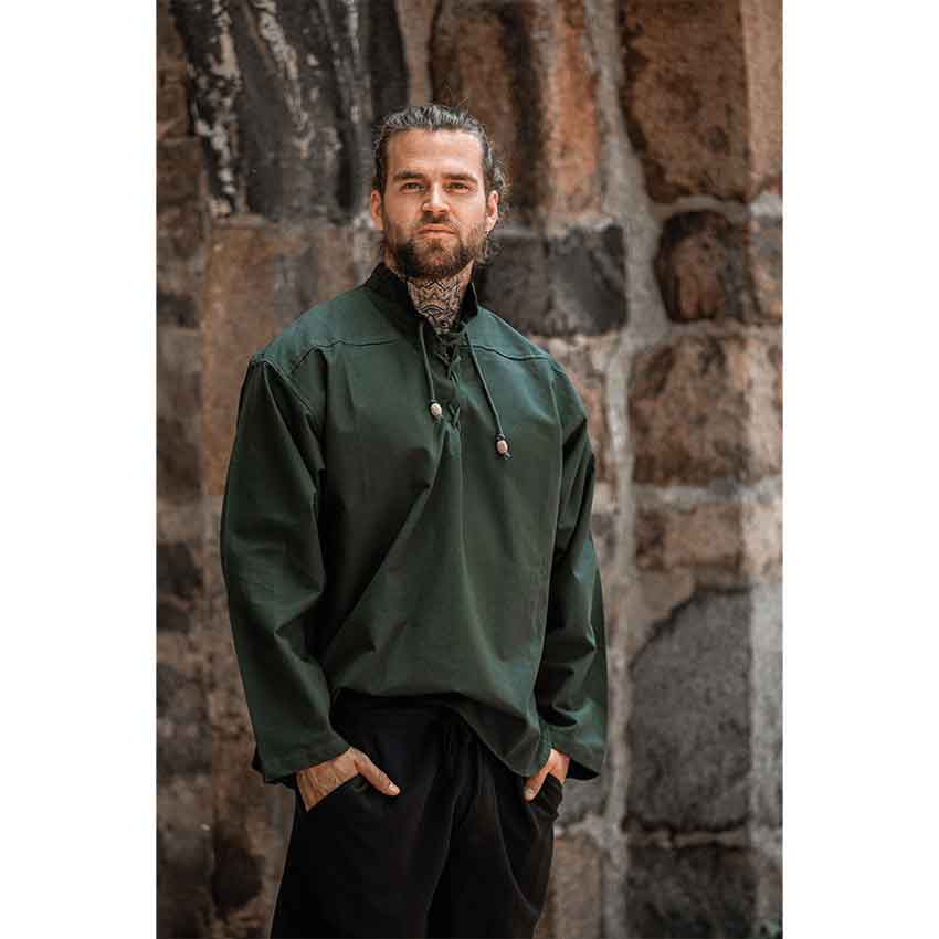Ansbert Medieval Shirt - Green