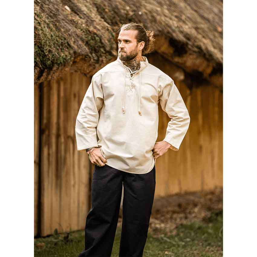 Ansbert Medieval Shirt - Natural