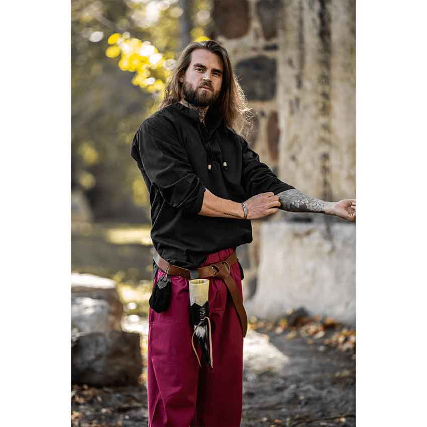 Ansbert Medieval Shirt - Black