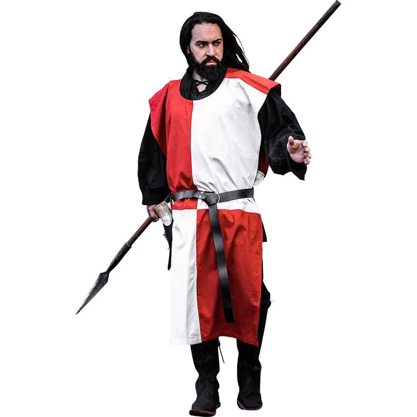 Frederick Quartered Tabard - White and Red