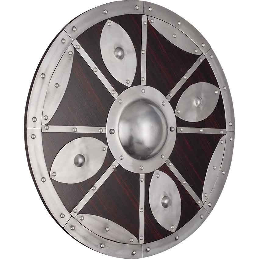 Wood and Steel Viking Warrior Shield