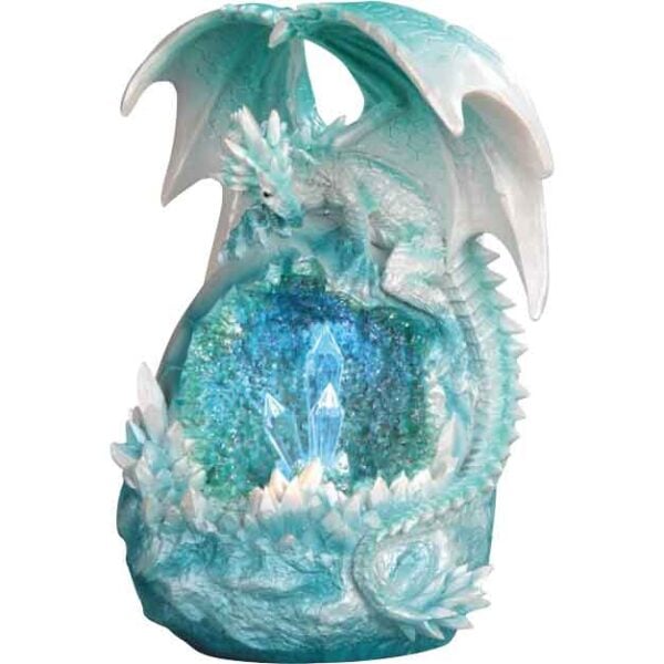 LED Ice Crystal Dragon Statue