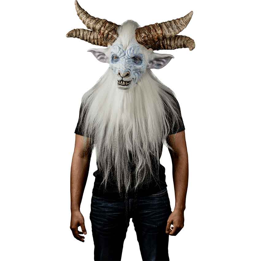 Pale Baphomet God Mask