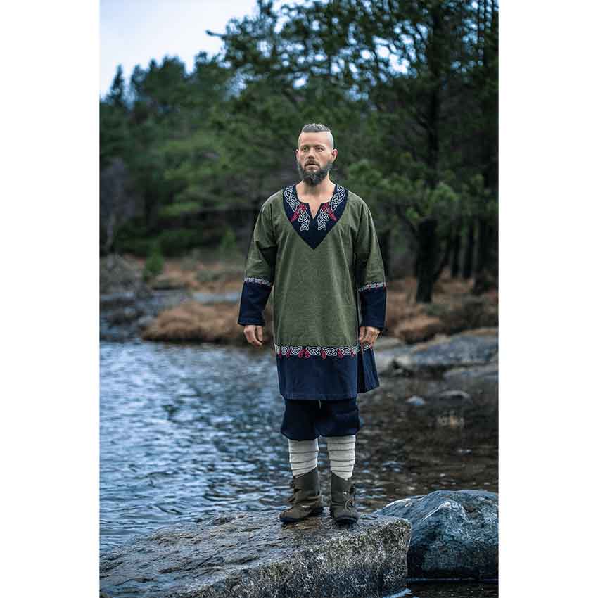 Freydis Viking Tunic - Olive
