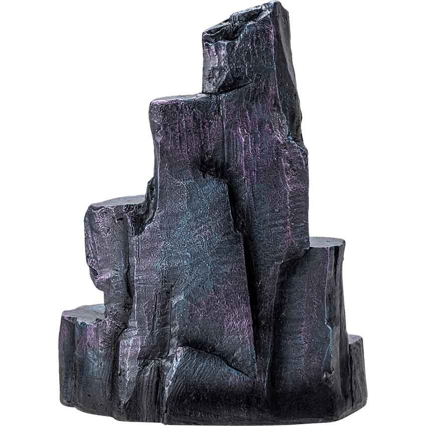 Mini Dragon Statues Set of 12 with Mountain Rock Base