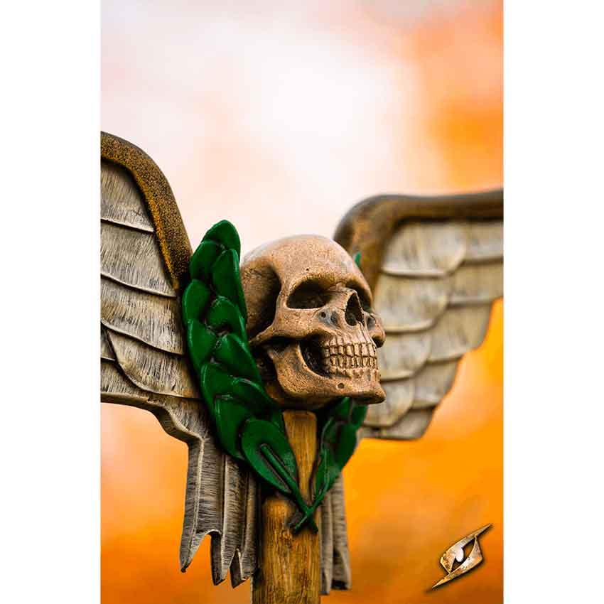 LARP Battle Standard - Winged Skull Top