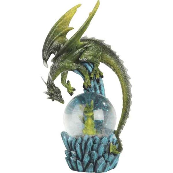 LED Earthwing and Hatchling Dragon Snow Globe
