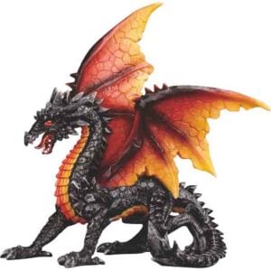 Shadow Fire Dragon Statue