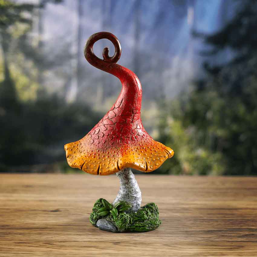 Red Toadstool Statue