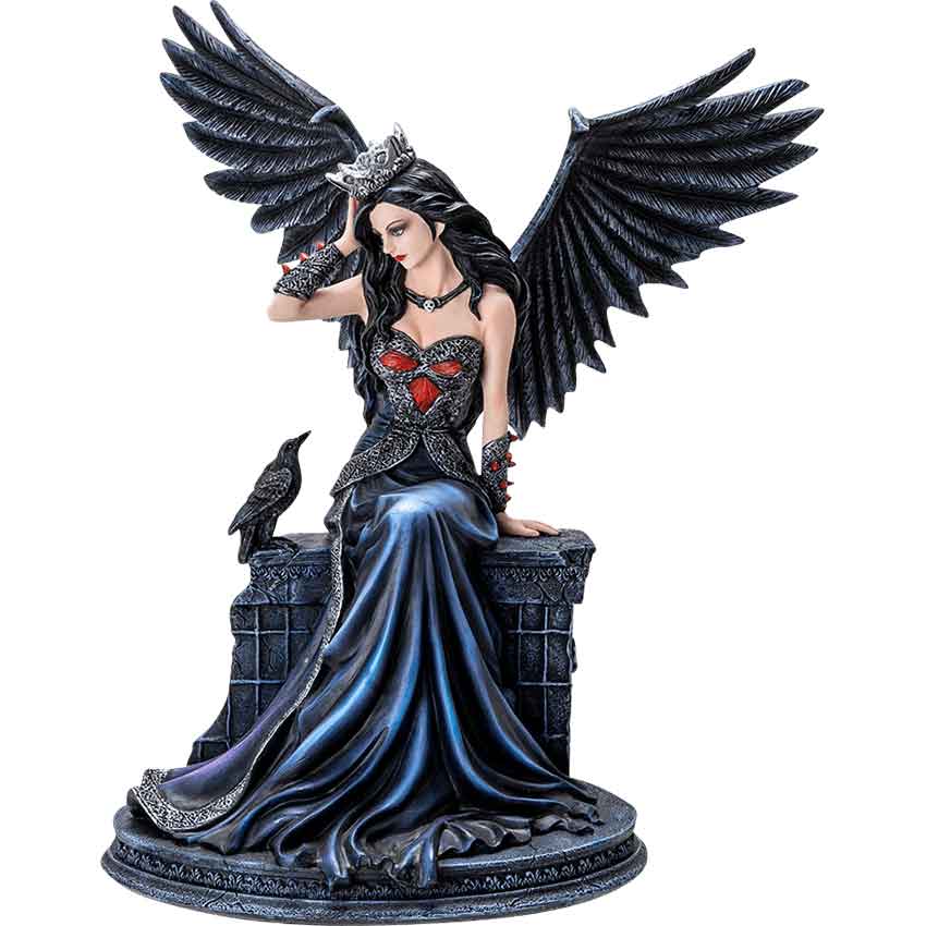 Queen of Ravens Fairy Statue
