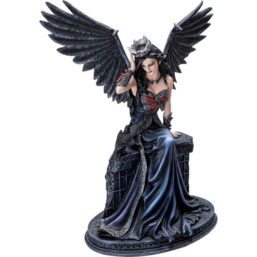 Queen of Ravens Fairy Statue