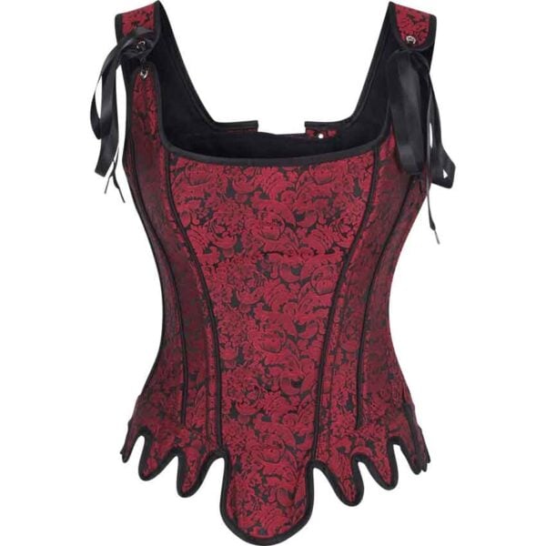 Charity Maroon Overbust Corset