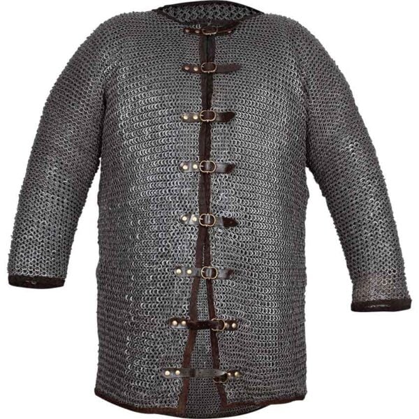 Berengar Riveted Oiled Chainmail Jacket