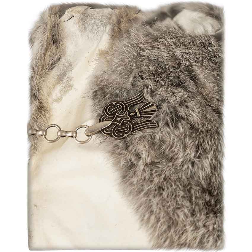 Chinchilla Rabbit Fur Stole