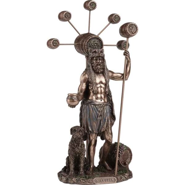 Bronze Sucellus Celtic God Statue