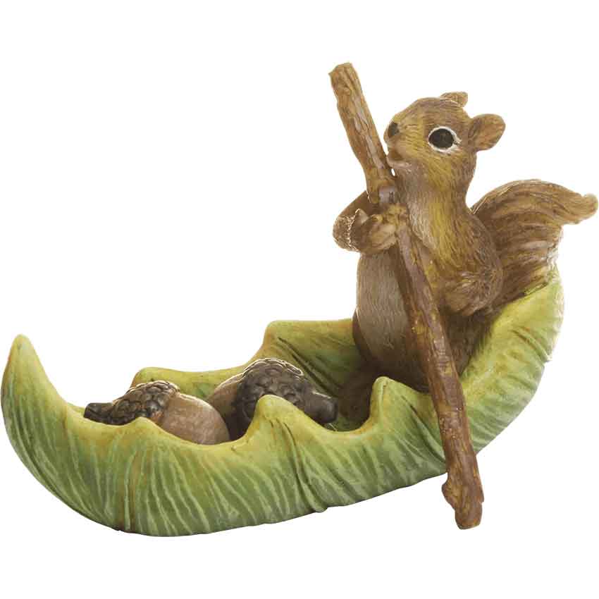 Acorn Canoe Statue