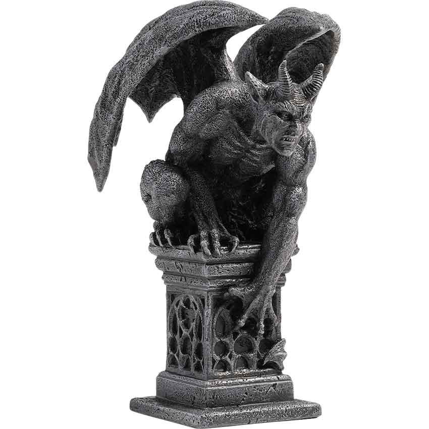 Crouching Gargoyle Imp Statue