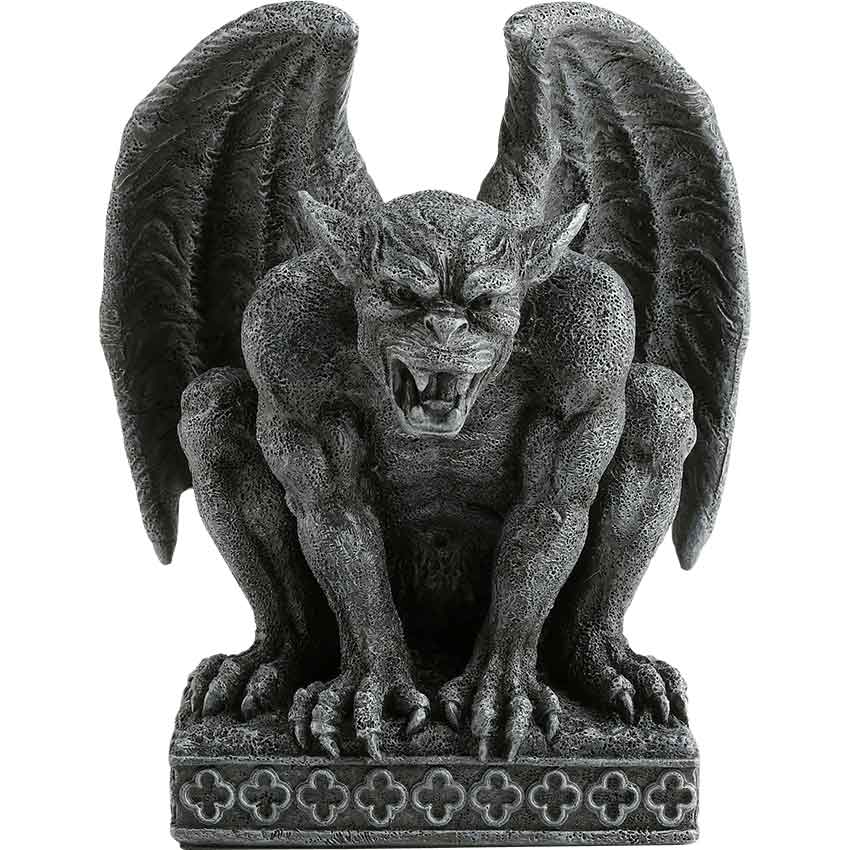Crouching Beast Gargoyle Statue