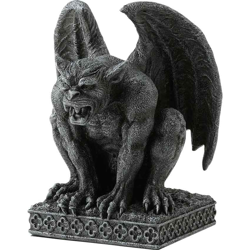 Crouching Beast Gargoyle Statue