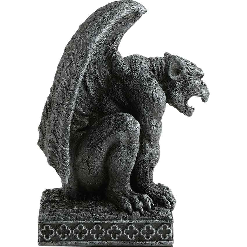 Crouching Beast Gargoyle Statue