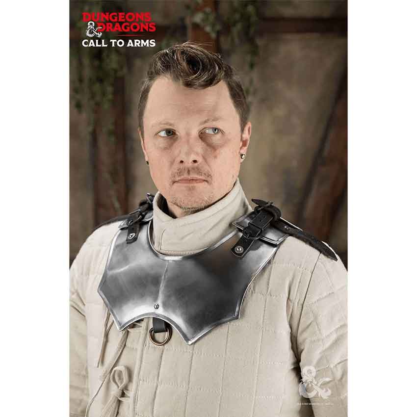 Dungeons & Dragons Steel Gorget - Polished