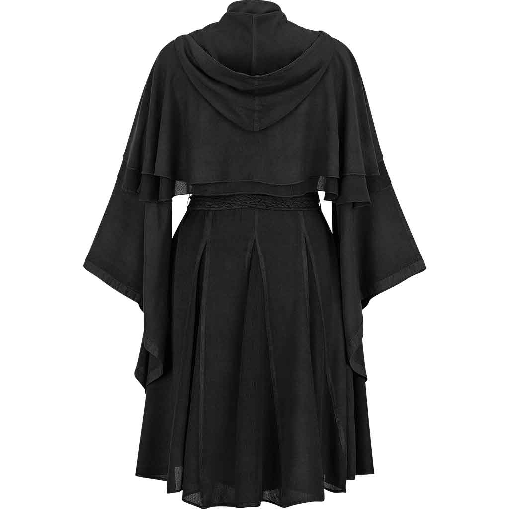 Lorana Elven Coat - Black Midnight