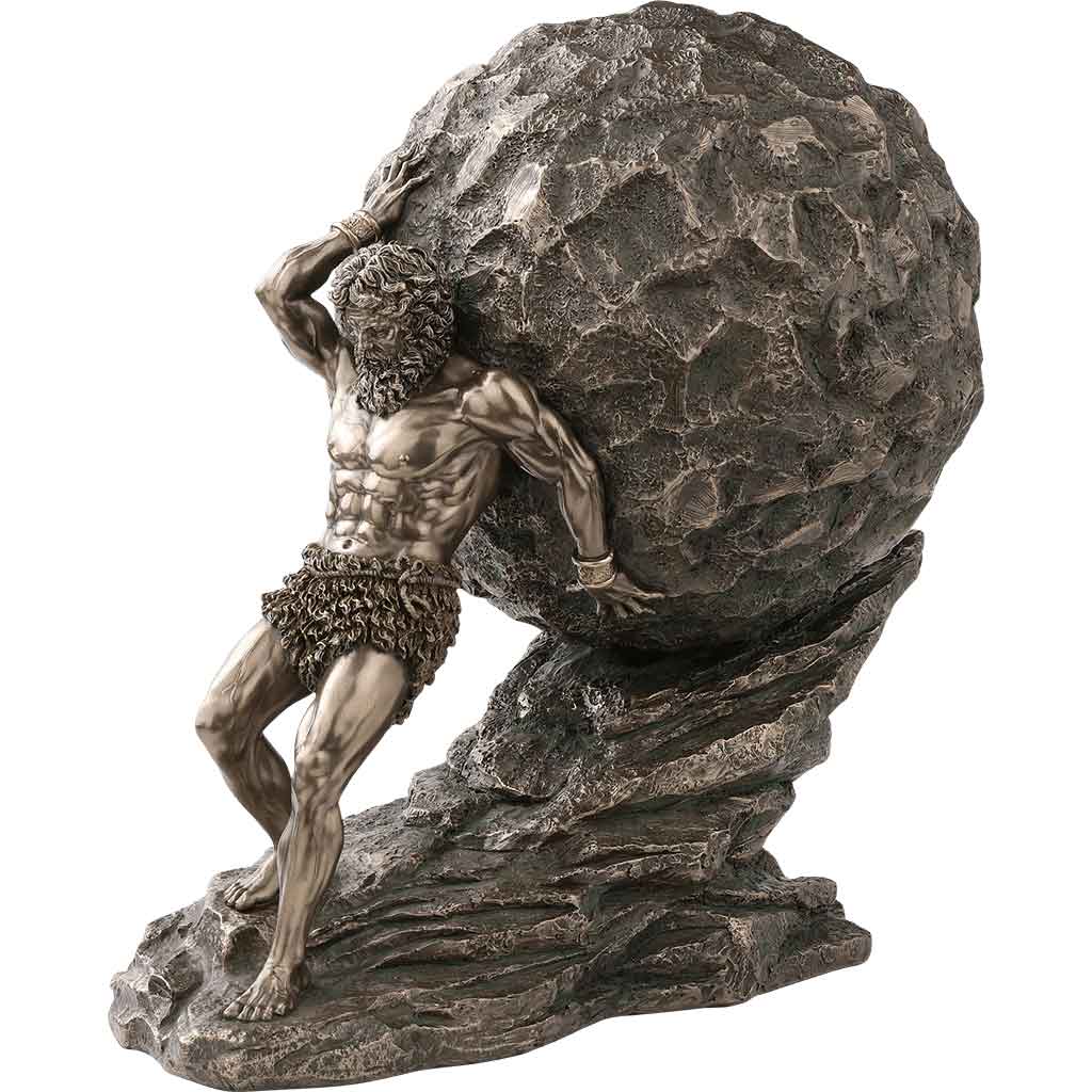 Sisyphus Eternal Ascent Statue