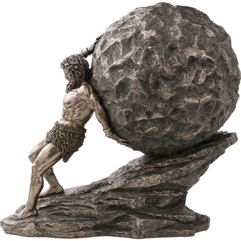 Sisyphus Eternal Ascent Statue