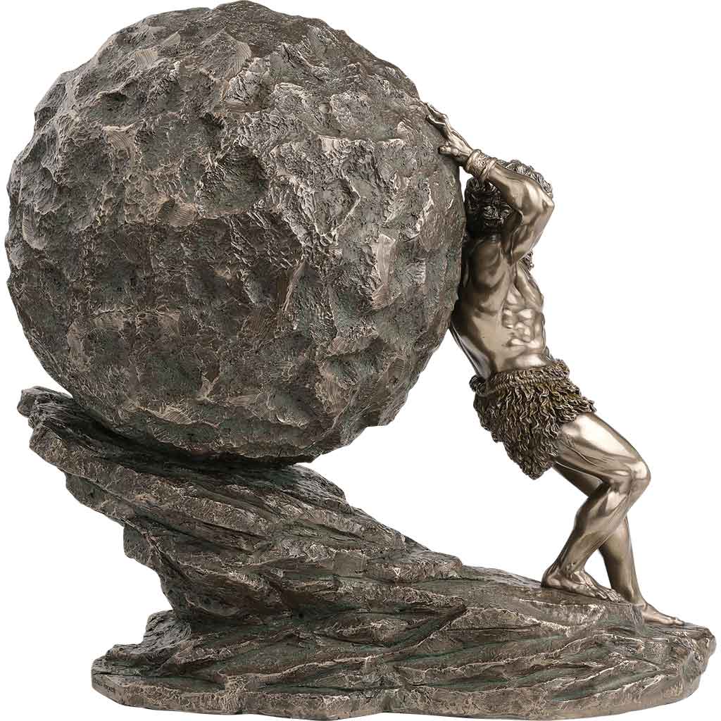 Sisyphus Eternal Ascent Statue